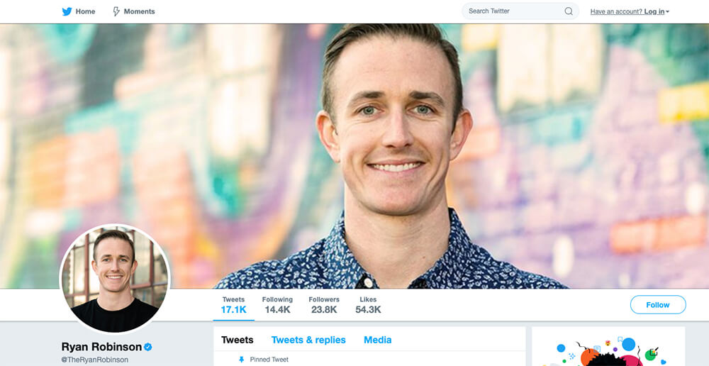 About Ryan Robinson: Blogger, Content Marketer and Podcaster