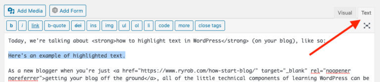 How to HTML Highlight Text in WordPress (Gutenberg and Classic) in 2022