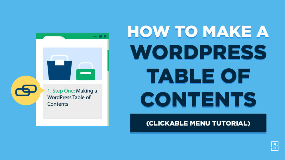 How To Create A WordPress Table Of Contents NO Plugin 2022