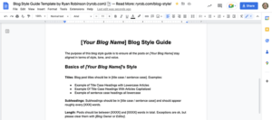 How to Develop a Blog Writing Style (Create a Blog Style Guide)