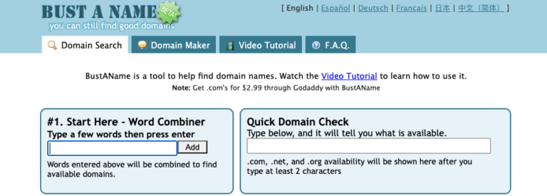 Domain Name Generator (Free Tool): Find Domain Names