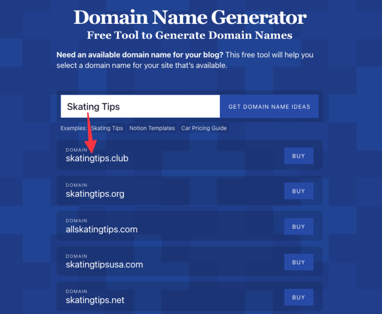 Domain Name Generator (Free Tool): Find Domain Names