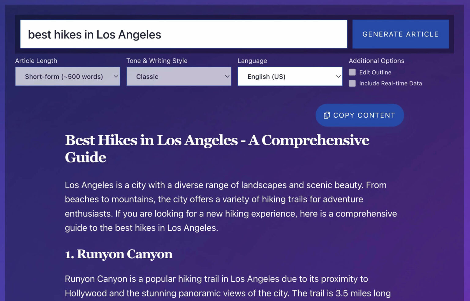 Free AI Article Writer (with SEO): 100% Free, No Login