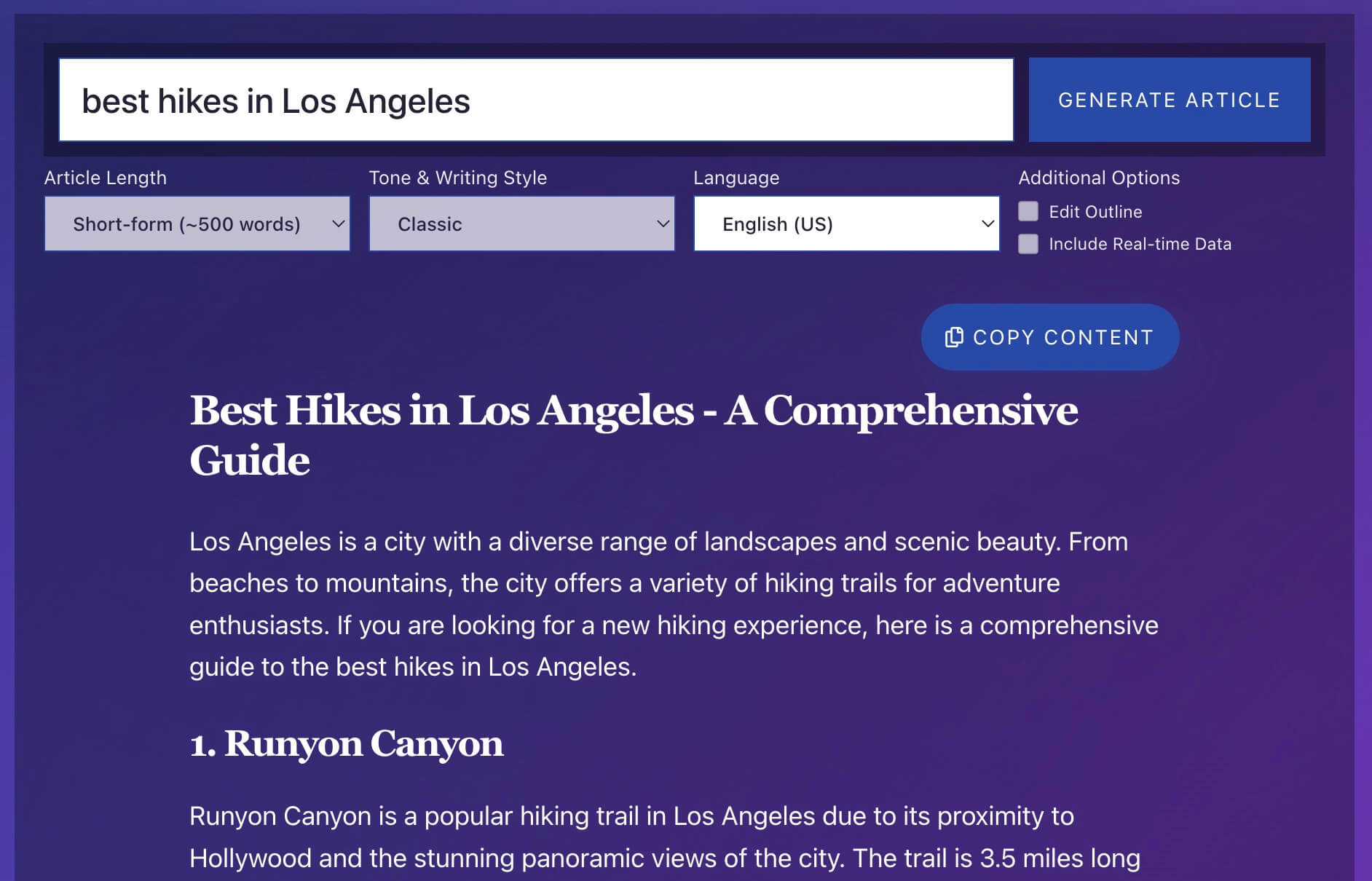 Free AI Article Writer (with SEO): 100% Free, No Login