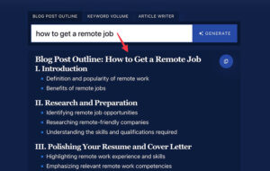 Blog Outline Generator: Free AI-Powered SEO Blog Post Outlines