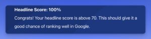 Free Headline Analyzer: SEO Headline Tool (for Higher Rankings)