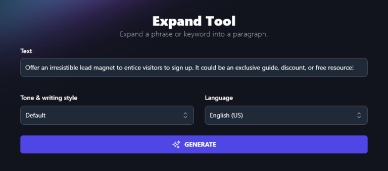 Paragraph Expander (Free AI Text Expander): Lengthen Paragraphs