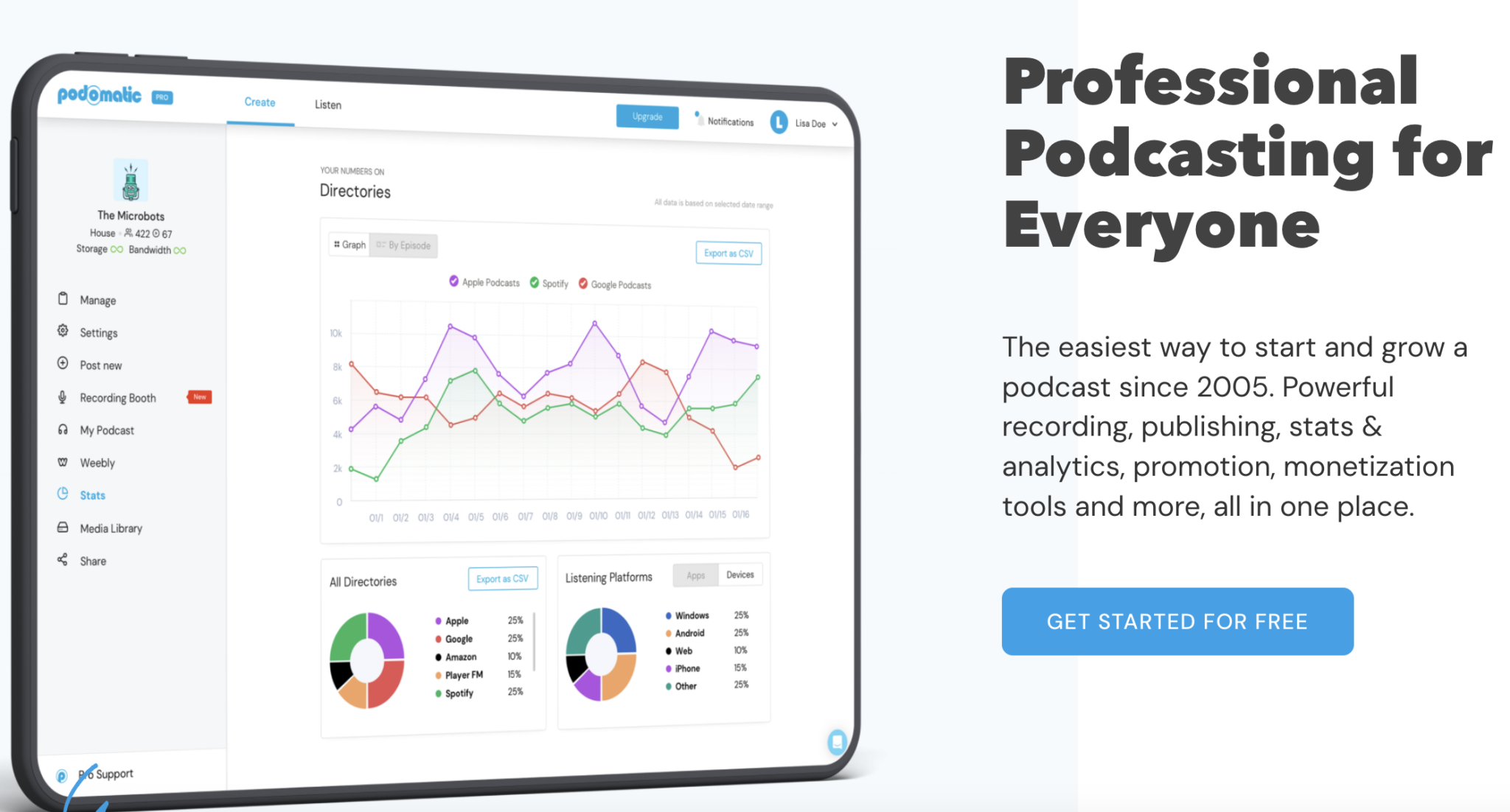 23 Best Podcast Hosting Platforms in 2024 (Free and Cheap)