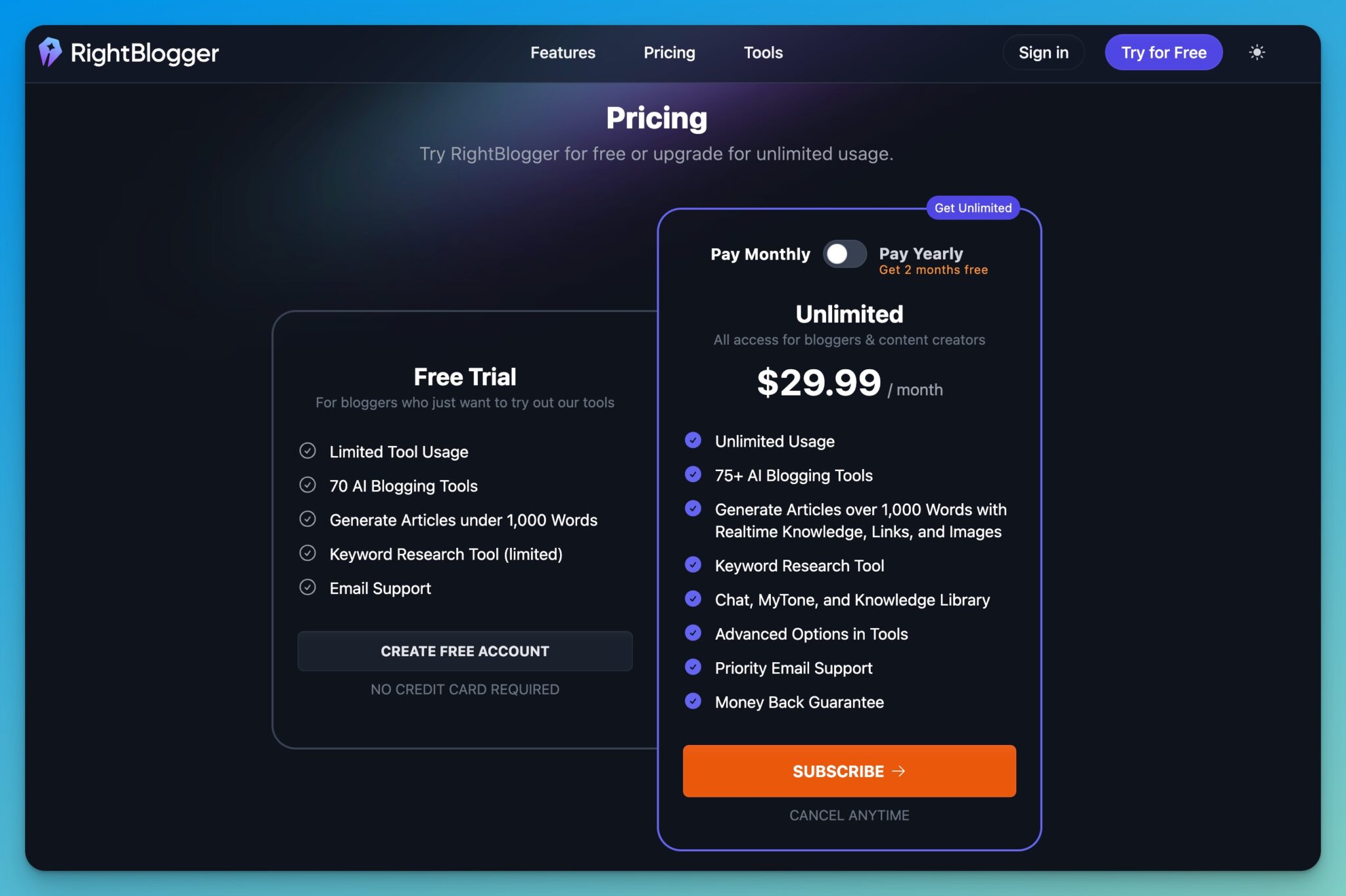 How to Write a Blog Post with AI (Free): RightBlogger Tutorial