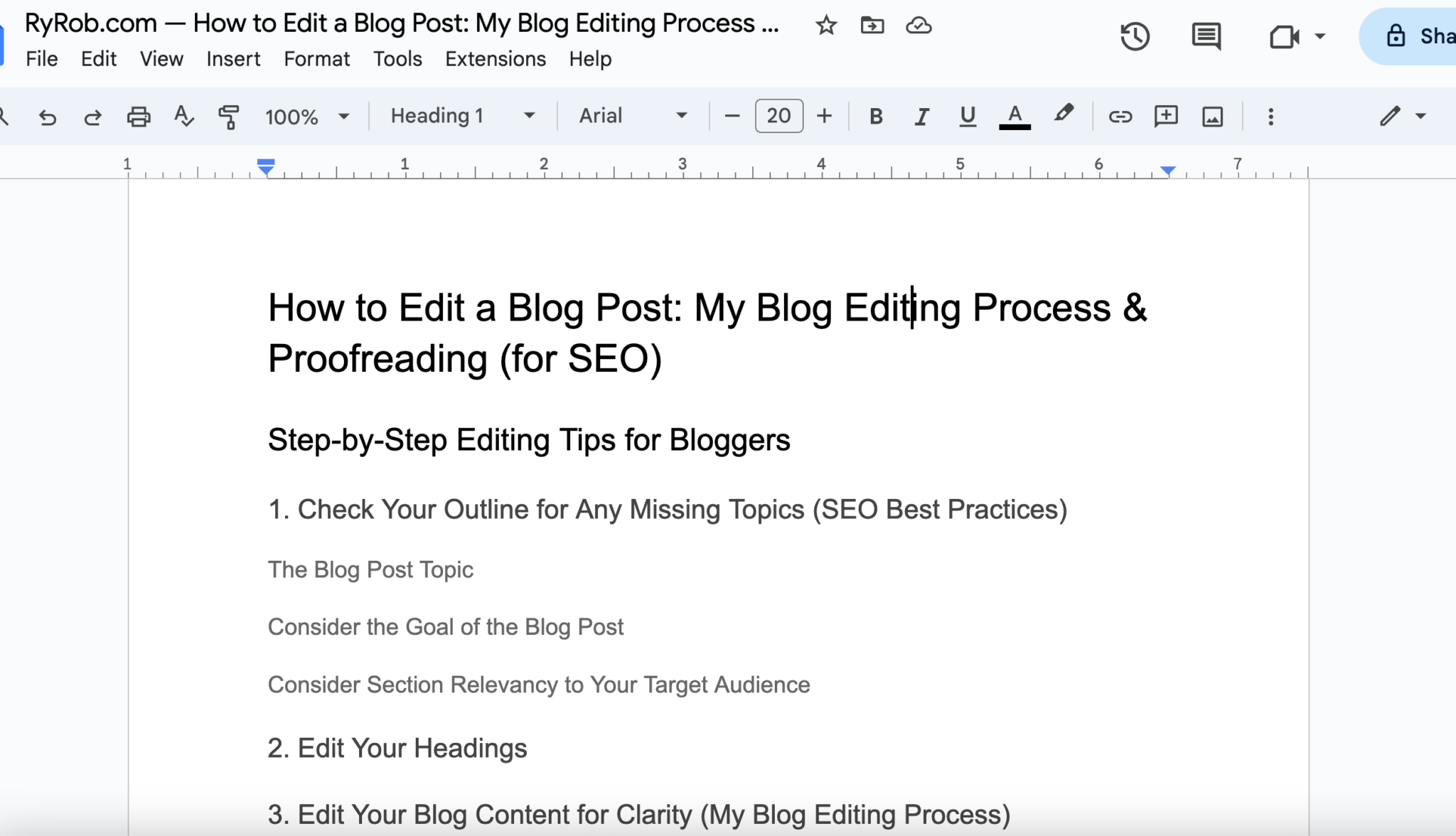 How to Edit a Blog Post: My Guide to Blog Editing (for SEO)