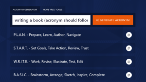 Free AI Acronym Generator: Get Custom Acronym Ideas (No Login)