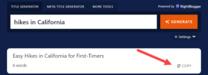 Blog Title Generator: Free Tool (AI-Powered) SEO Blog Title Ideas